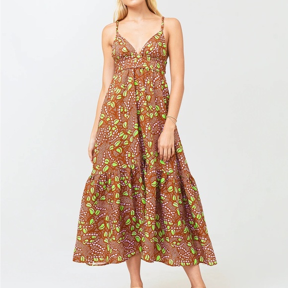A.L.C. | Dresses | Nwt Alc Rhodes Print Linen Maxi Dress | Poshmark
